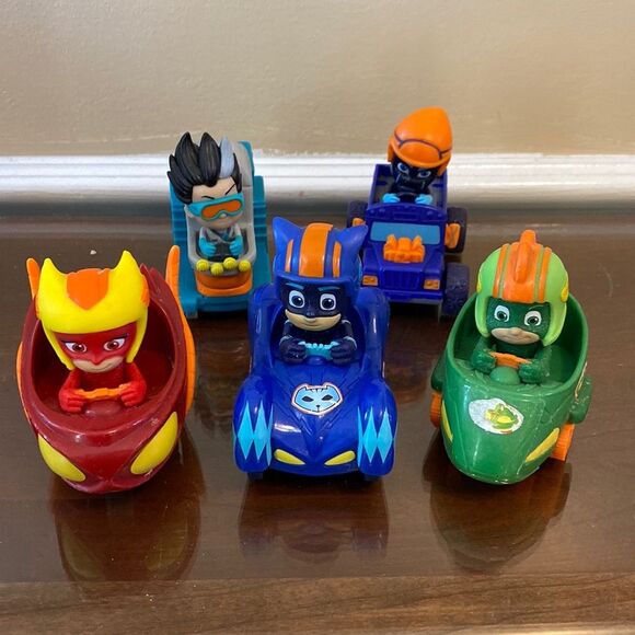 pj masks | Toys | Pj Masks Race Into The Night Mini Racers 5 Cars ...